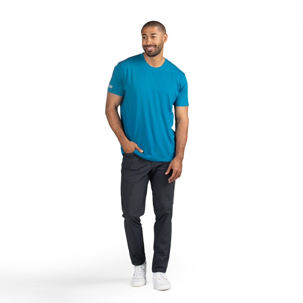 RTIC Logo Short Sleeve T-Shirt, Lake Blue, XL