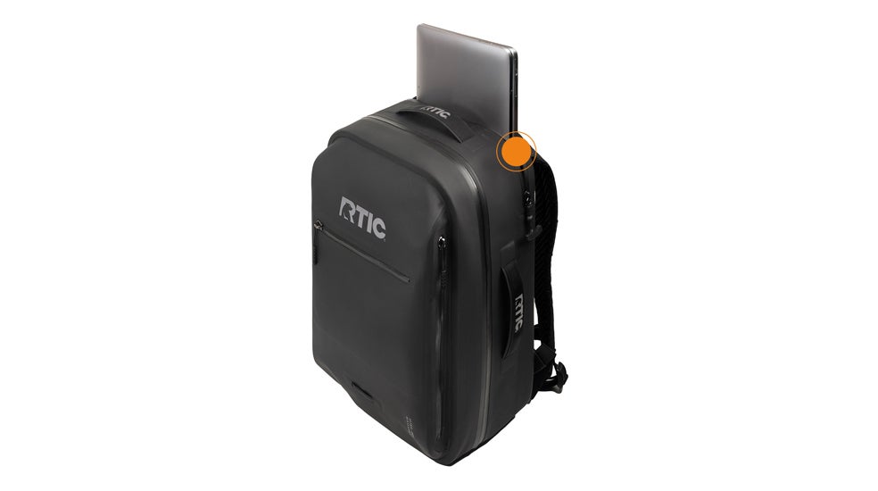 Ultra-Dry Backpack, Olive & Orange | RTIC